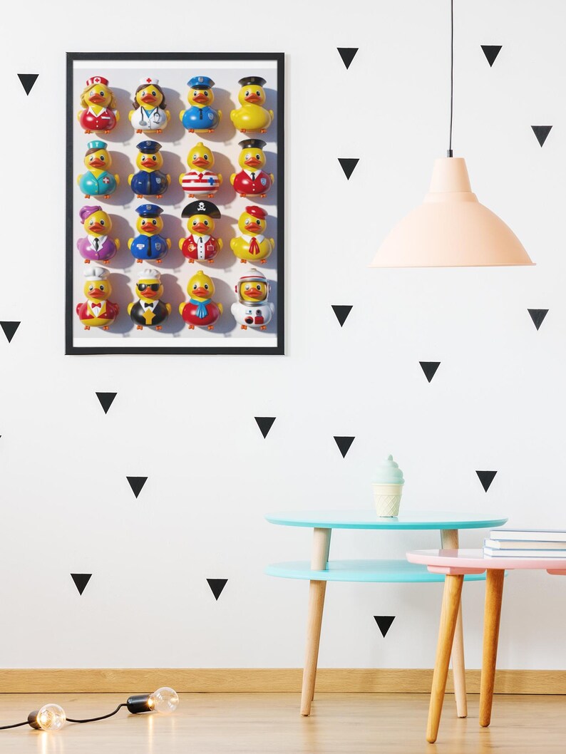 Rubber Duck Professions Poster for Kids | Educational Printable Art ...