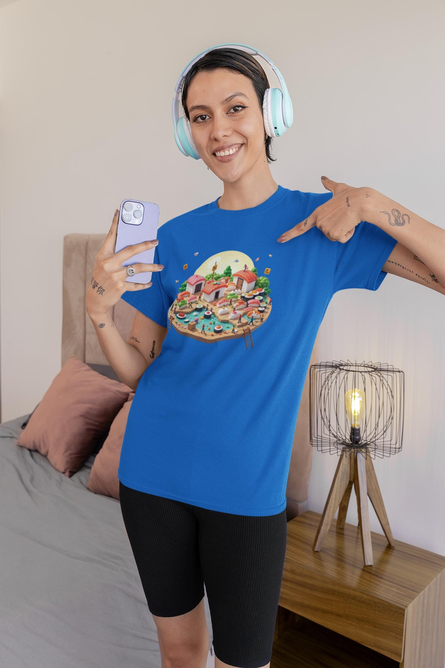 Sushi Lover T-shirt | Cute Kawaii Sushi Planet | Fun Gift for Japanese ...