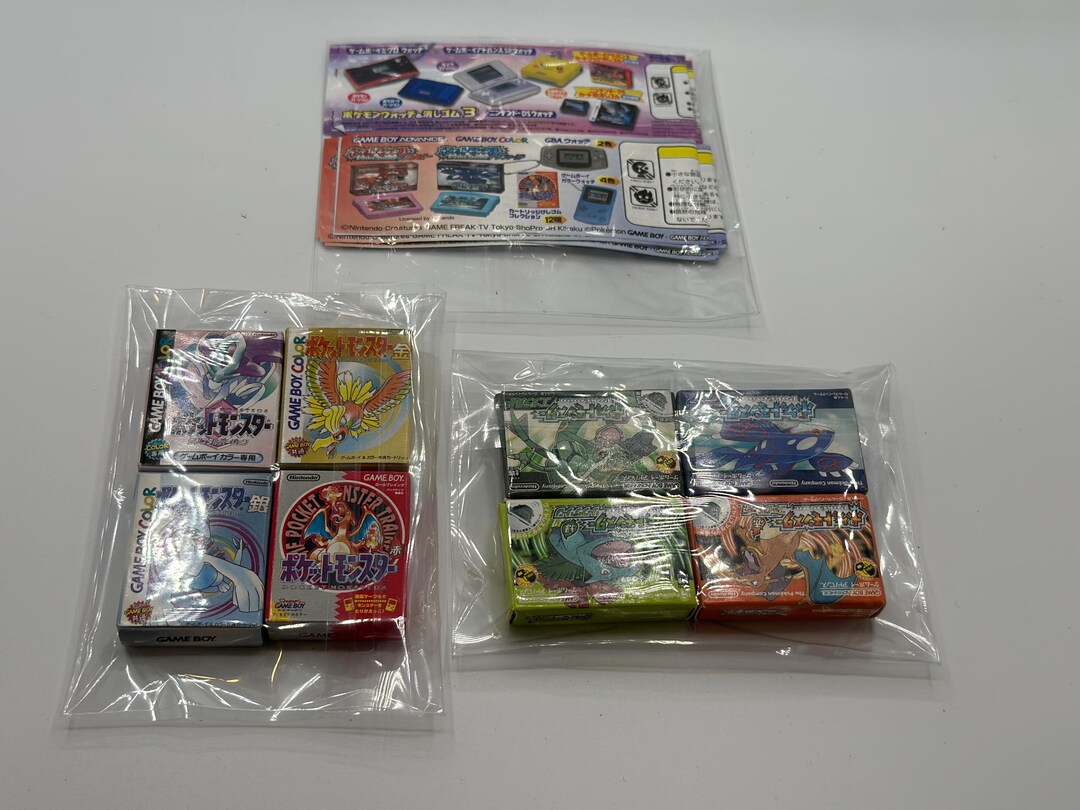 RARE ! Gum Eraser Vintage POKEMON Game Boy Advance Nintendo Jap Gbc GB ...