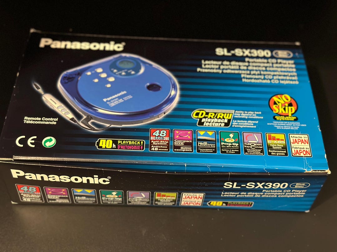 Panasonic SL-SX390 Walkman CD Player Portable Audio Player - Etsy Australia