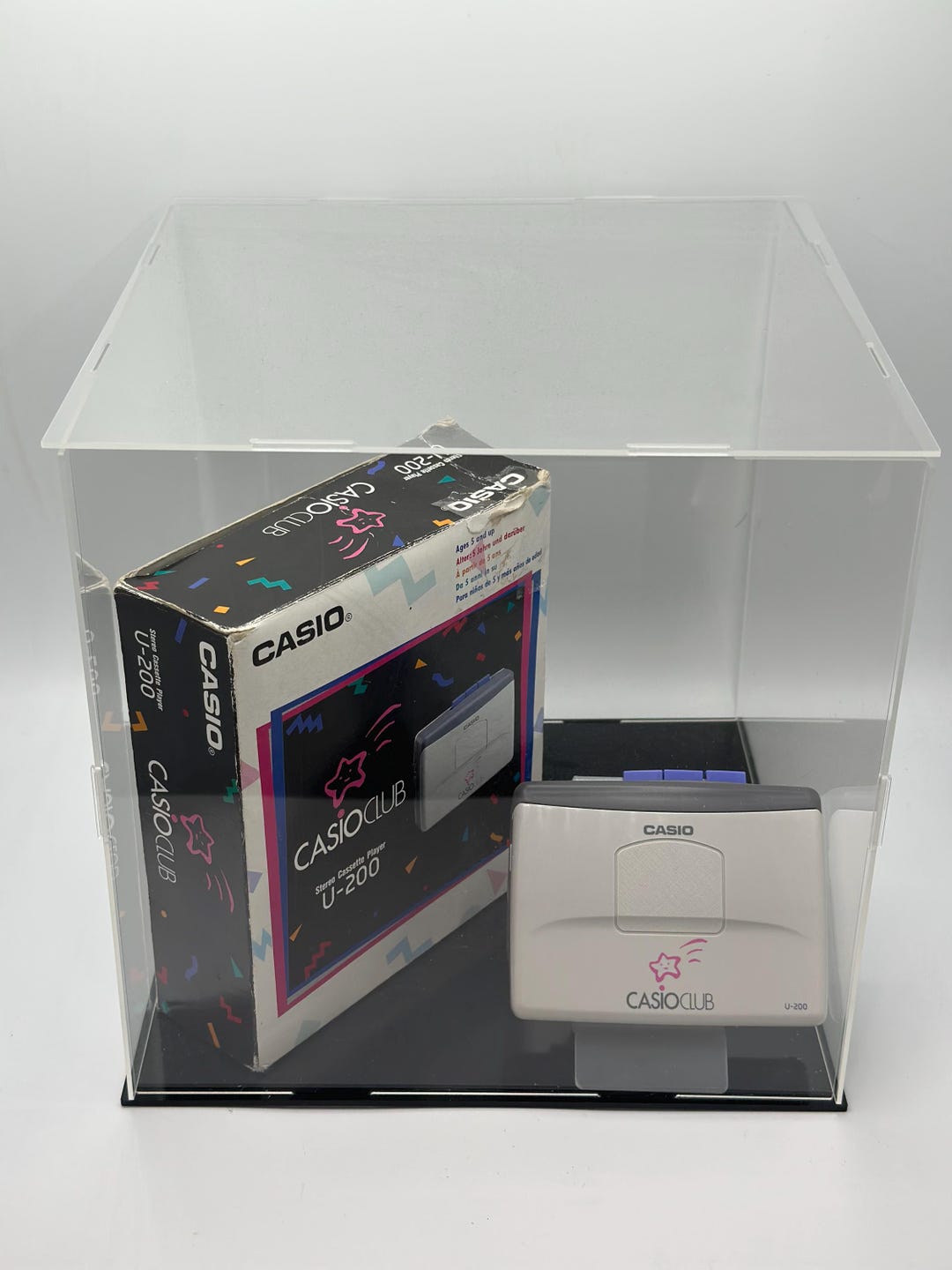 NEW/NEUF Casio Club U-200 Walkman Portable Audio Cassette Player + Test ...