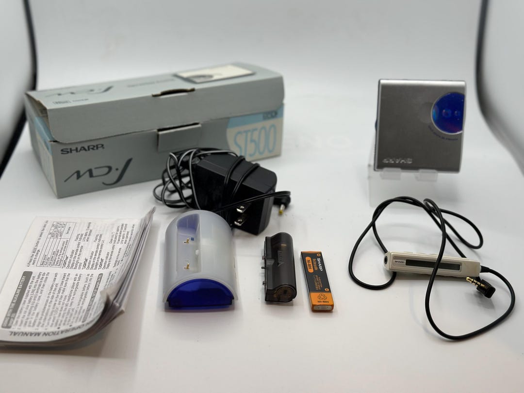 Sharp MD-ST500-A JAPAN Minidisc Reader Player With PROBLEM - Etsy