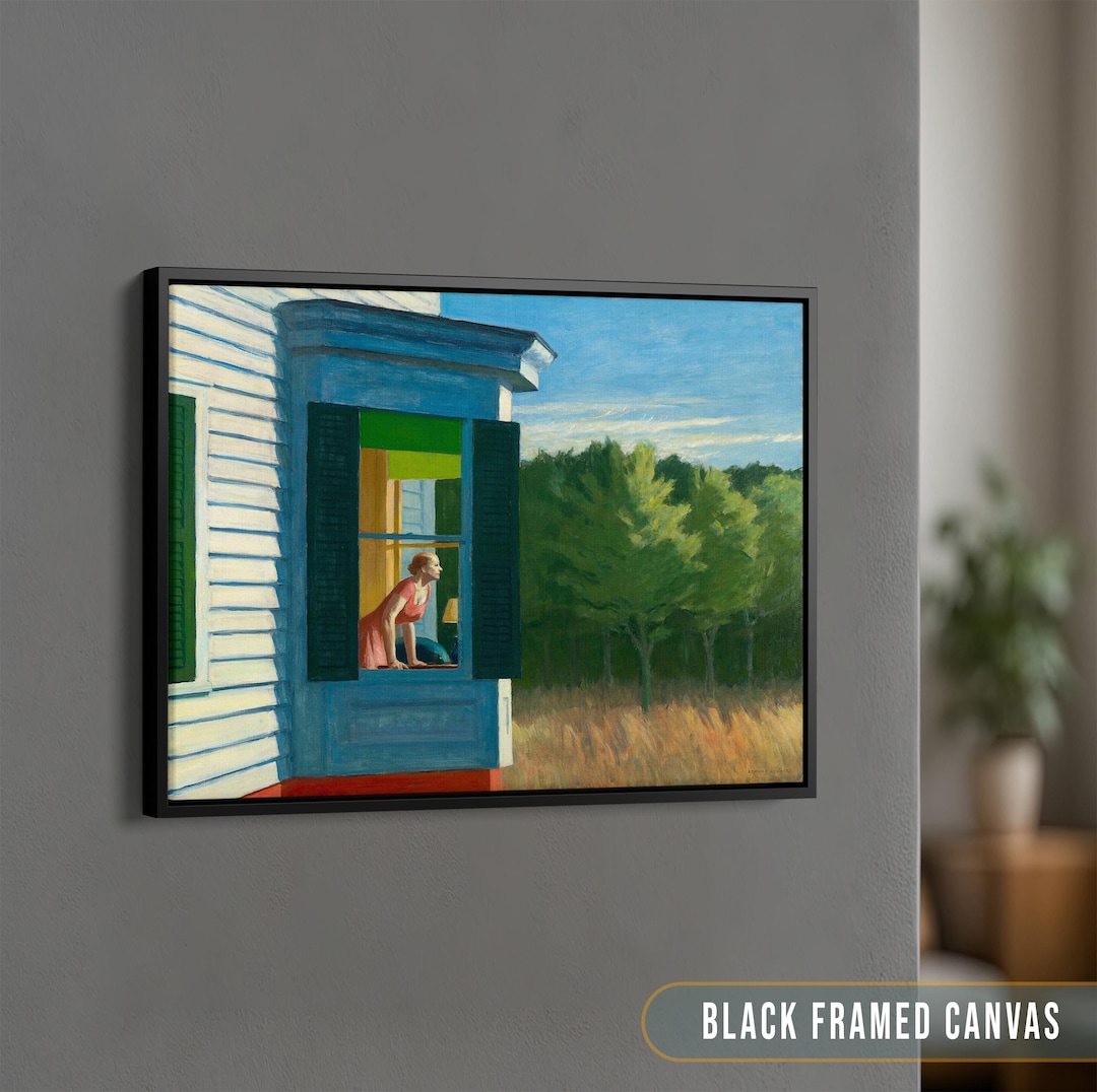 Edward Hopper Posters, Cape Cod Morning by Edward Hopper Painting, Art ...