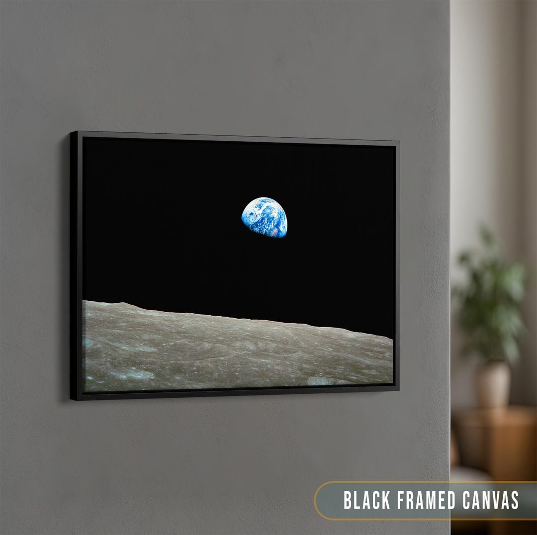 Earthrise Apollo 8 NASA Print, the Apollo 8 Mission Print, Science ...