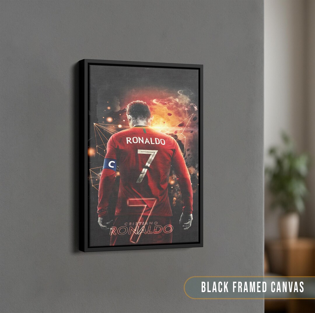 Cristiano Ronaldo Poster, Legendary Goal Celebration Poster, Football ...