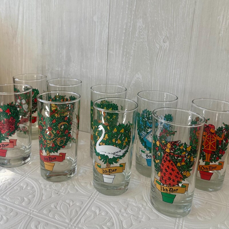 Christmas Glassware - Etsy
