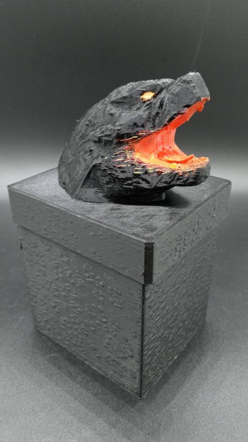 Godzilla Commander Deckbox 3D Printed Magnetic - Etsy