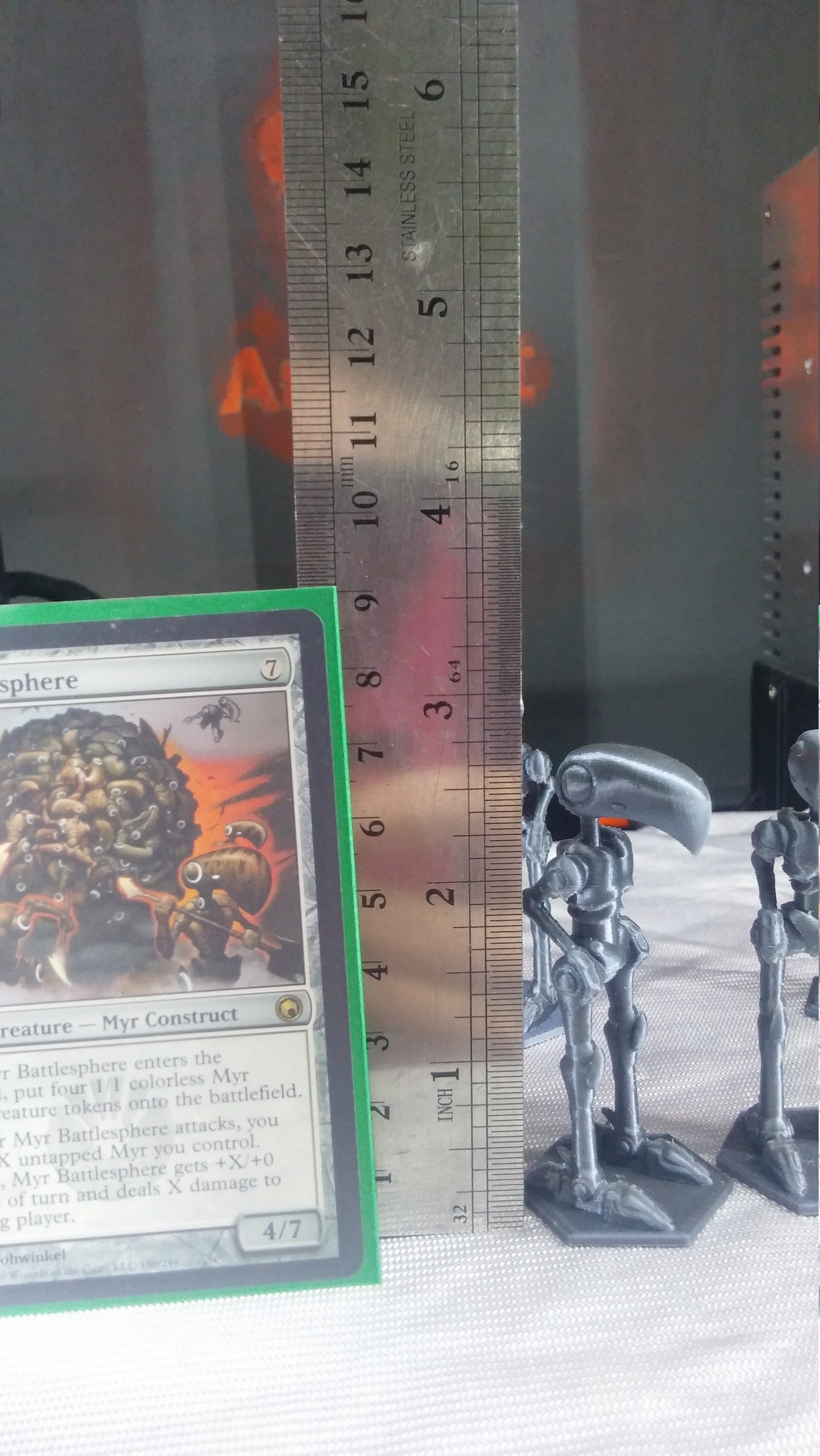 Myr Token Miniature Figure MTG 3D Printed Creature - Etsy Canada