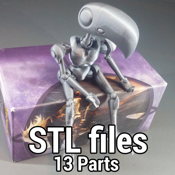 Stl Poseable Figure - Etsy
