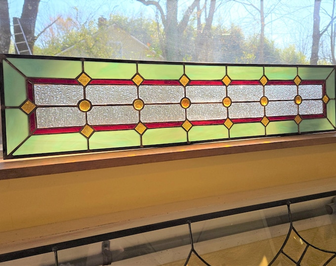 RESERVED LISTING for Brian - Stained Glass Sidelight Window or Stained ...