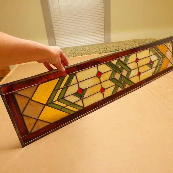 Leaded Glass Sidelight - Etsy