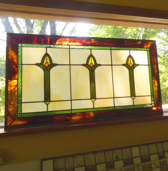 Custom Victorian Style Transom / Window Vintage Tulip - Etsy
