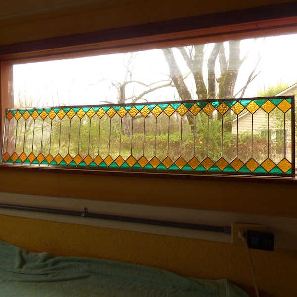 Stained Glass Custom Transom - Etsy