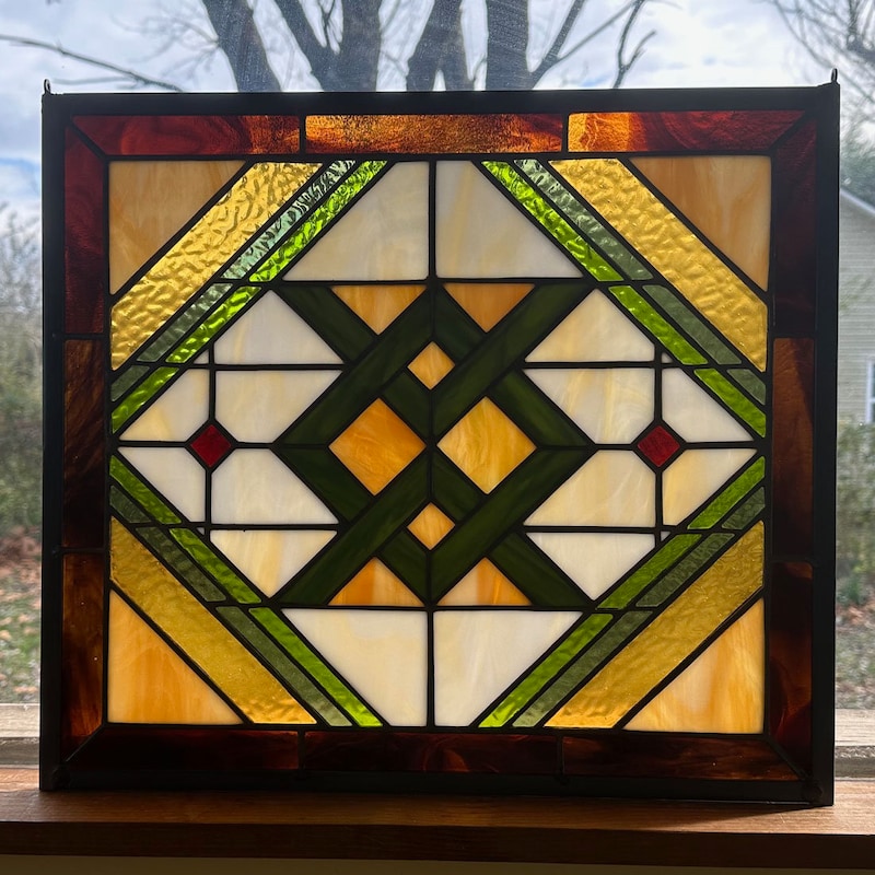 Stained Glass Mission Style - Etsy