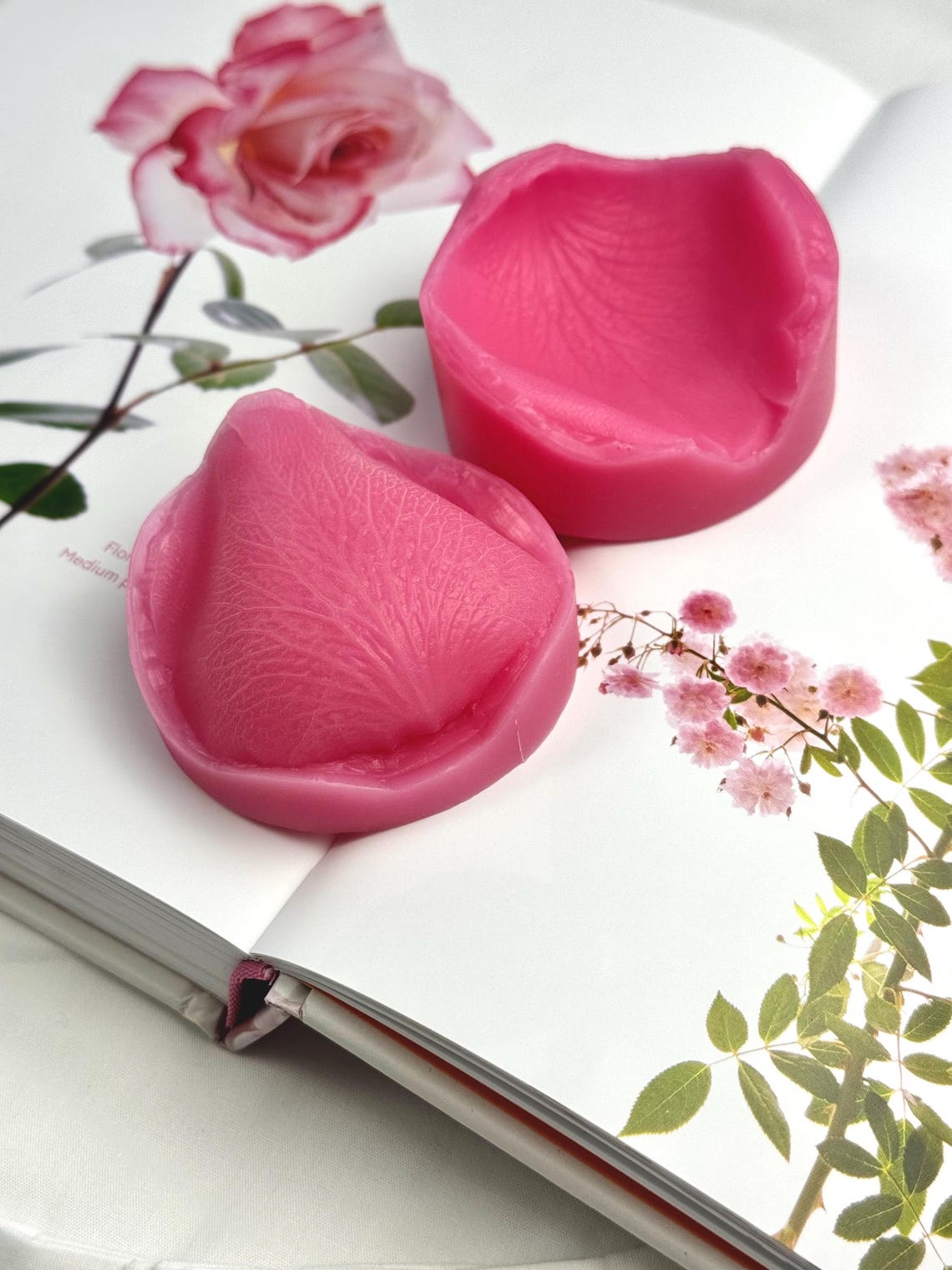 Silicone Rose Petal Veiner – Double-sided for Sugar Flowers, Fondant ...