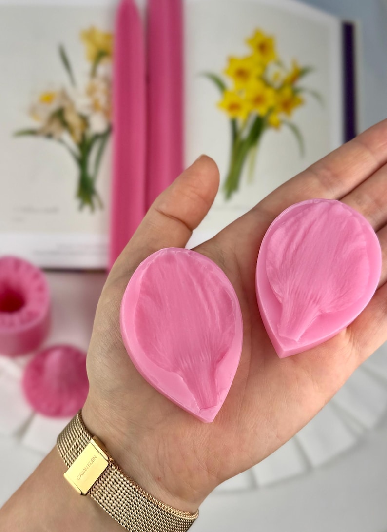 Daffodil Flower Veiner & Cutter Set – Silicone Tools for Petals ...