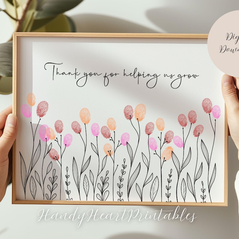 Thankyou Tree Card - Etsy