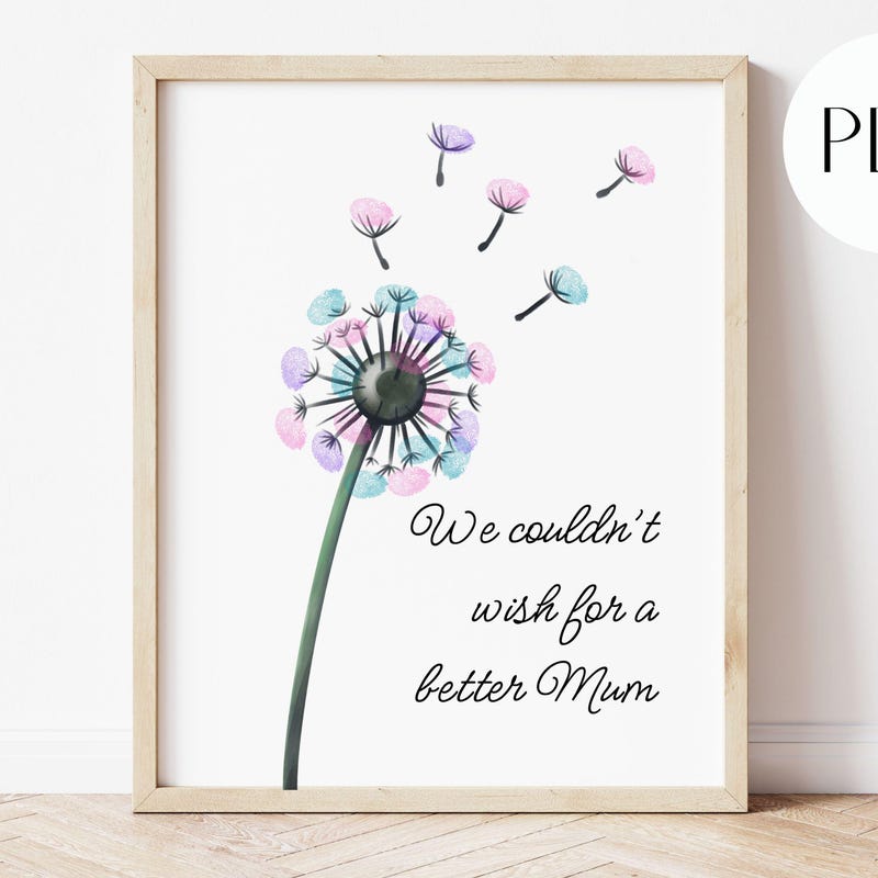 Dandelion Fingerprint Svg - Etsy