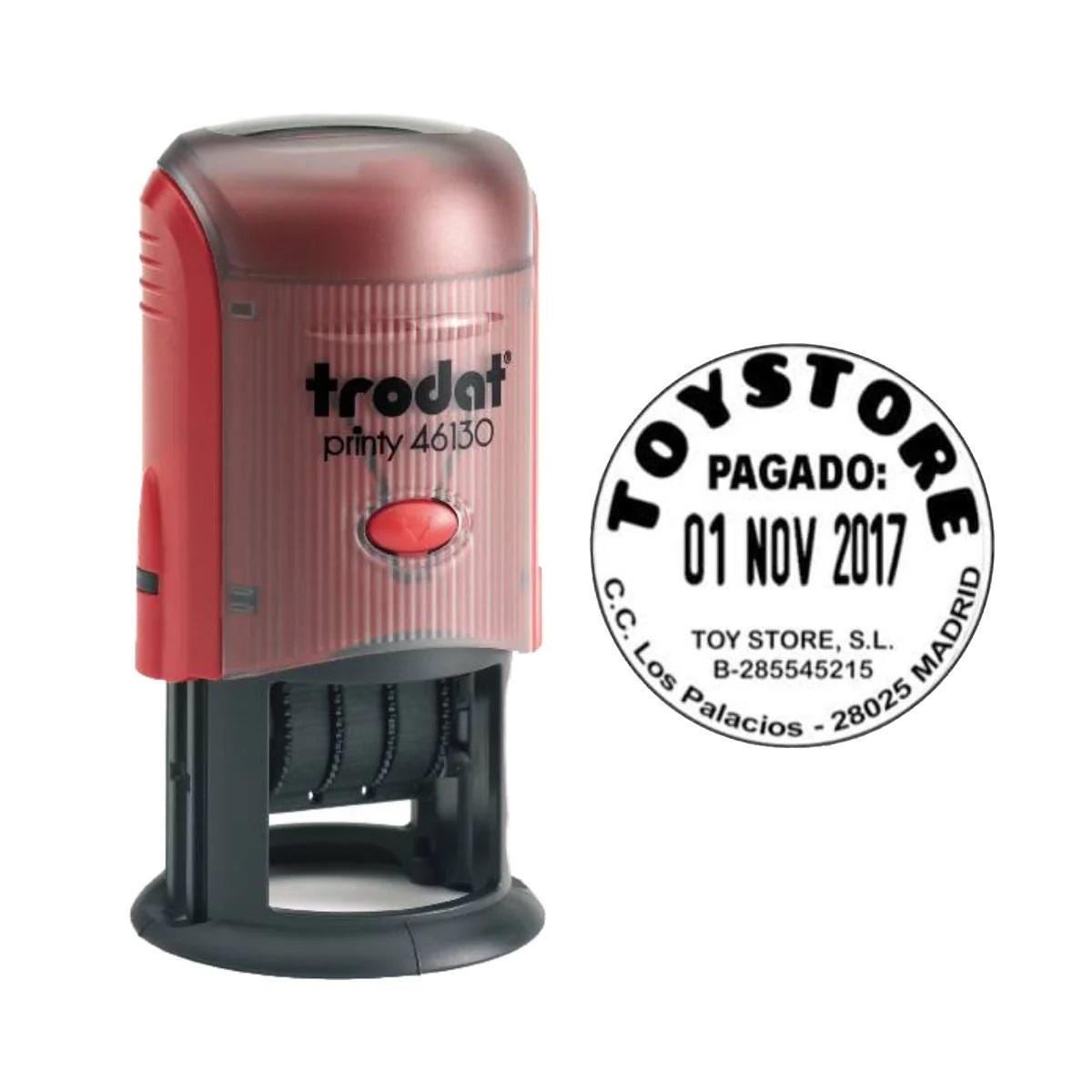 Personalized Custom Text Stamp | Self Inking Customize Text Stamp ...