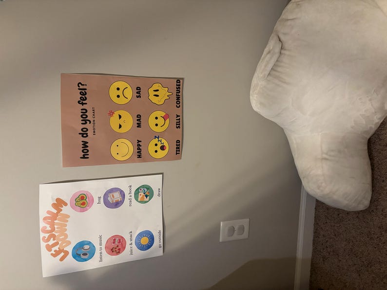 Calm Down Corner Emotion Chart & Calming Techniques Posters Set of Two ...