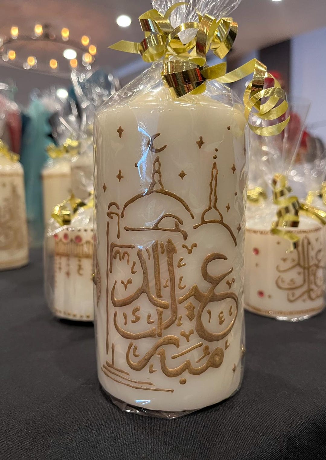 Eid Mubarak Candle | Eid Gift | Ramadan Gift | Hand Painted Arabic ...