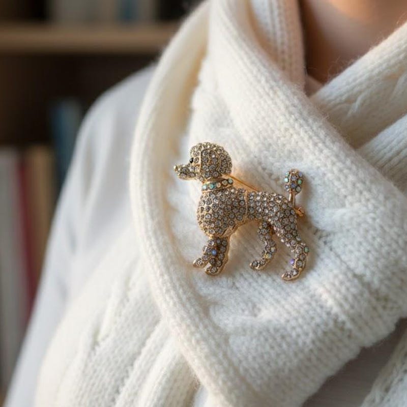 Poodle Brooch - Etsy