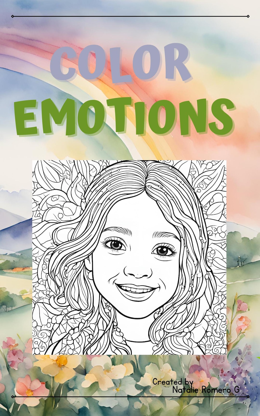 Kids Coloring Pages- Identify Your Emotions- Digital Download- Coping ...