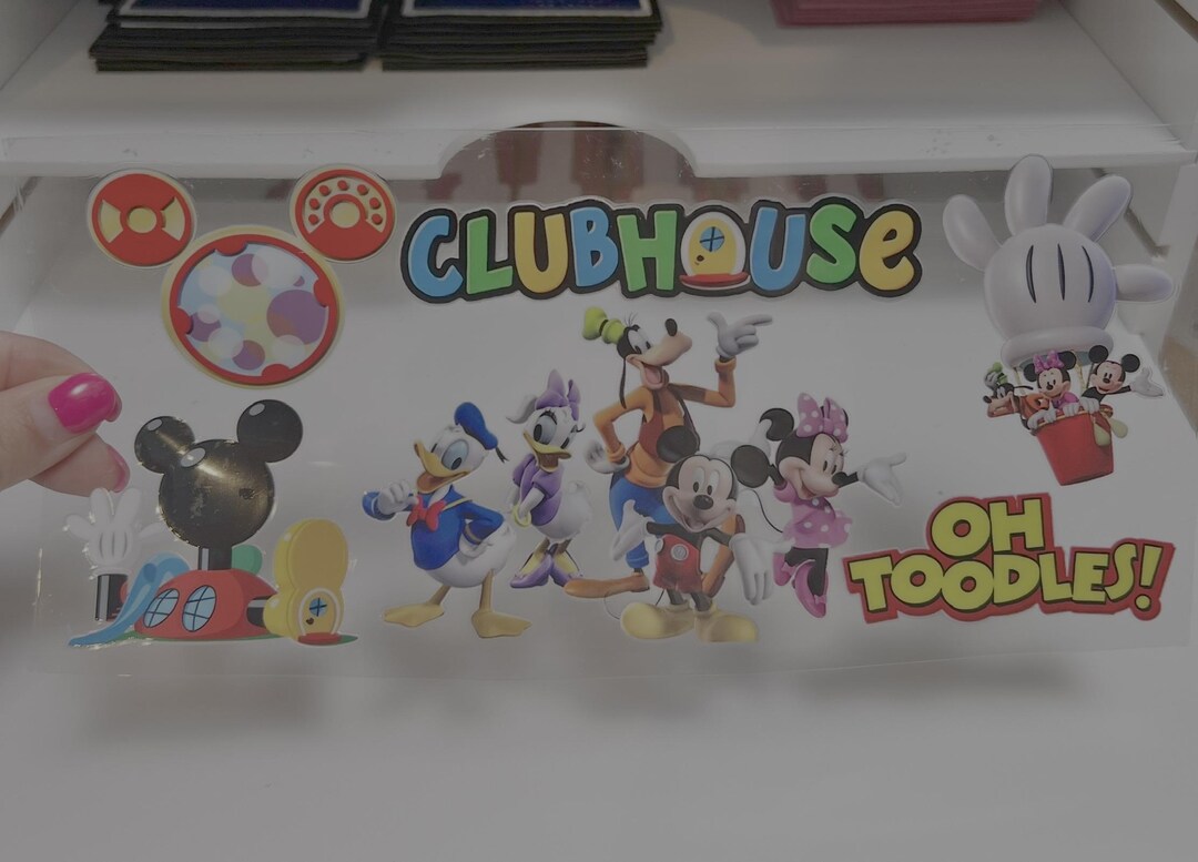 Mickey Clubhouse UVDTF Wrap - 16oz - Etsy
