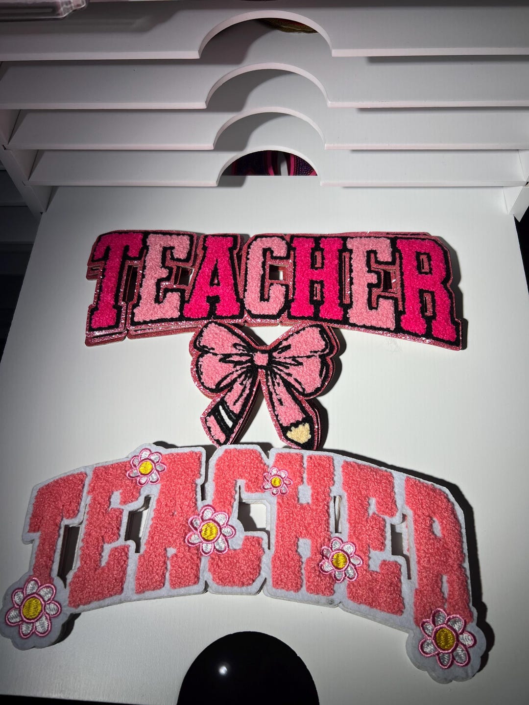 Teacher Patch - Chenille Patches - Iron On - Etsy