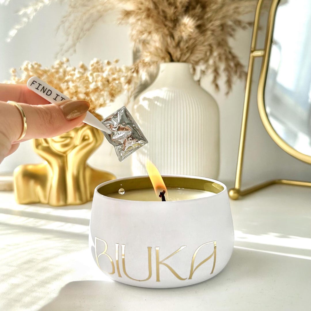 Surprise Jewellery Candle | Handmade Luxury Gift Set | Personalised ...