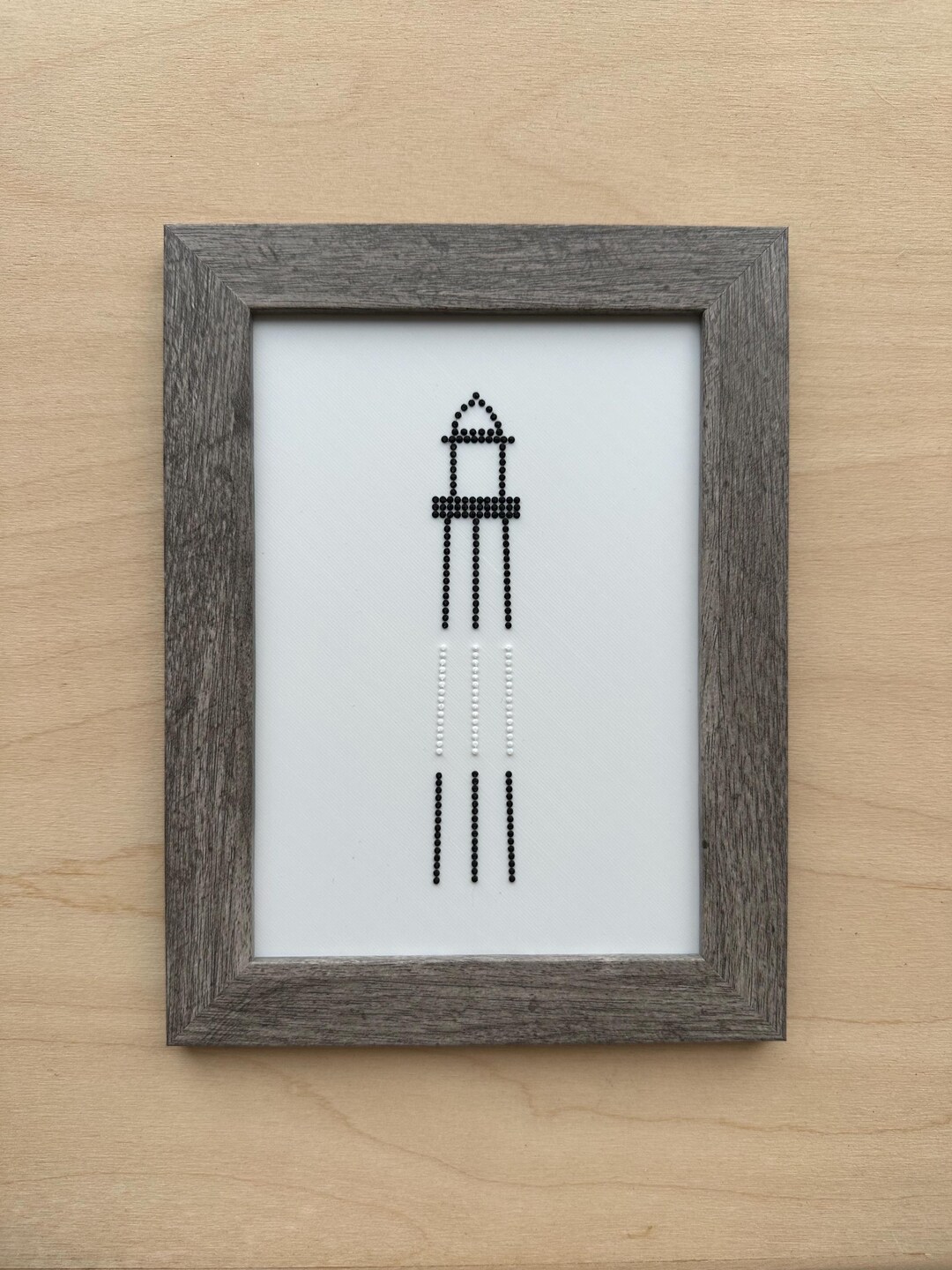 Fire Island Lighthouse Pointillism Collection - Etsy