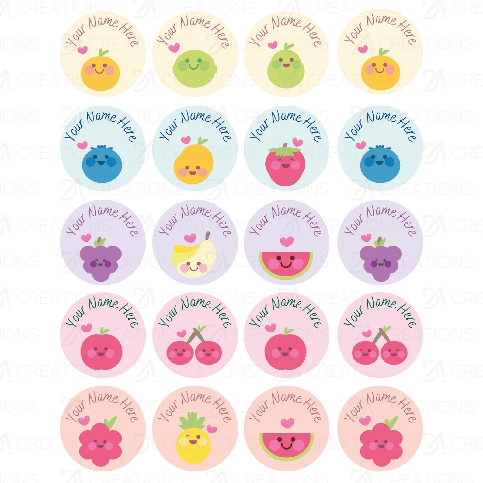 Editable School Supply Labels Name Tags for School Supplies School ...