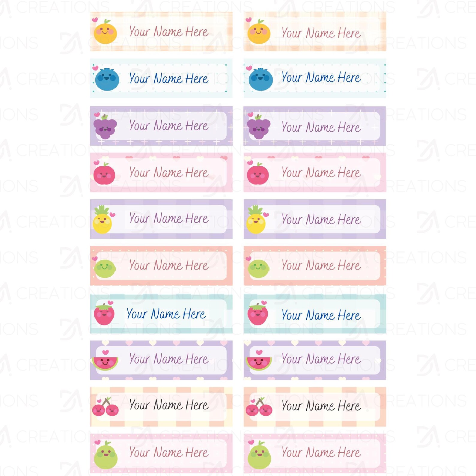 Editable School Supply Labels Name Tags for School Supplies School ...