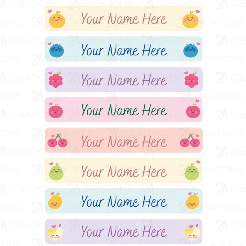 Editable School Supply Labels Name Tags for School Supplies School ...