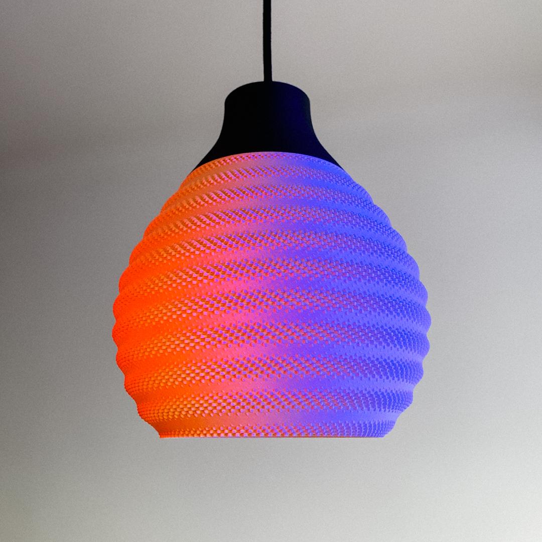 Cora Pendant Lamp: 3D Printed Modern Ceiling Light - Etsy UK