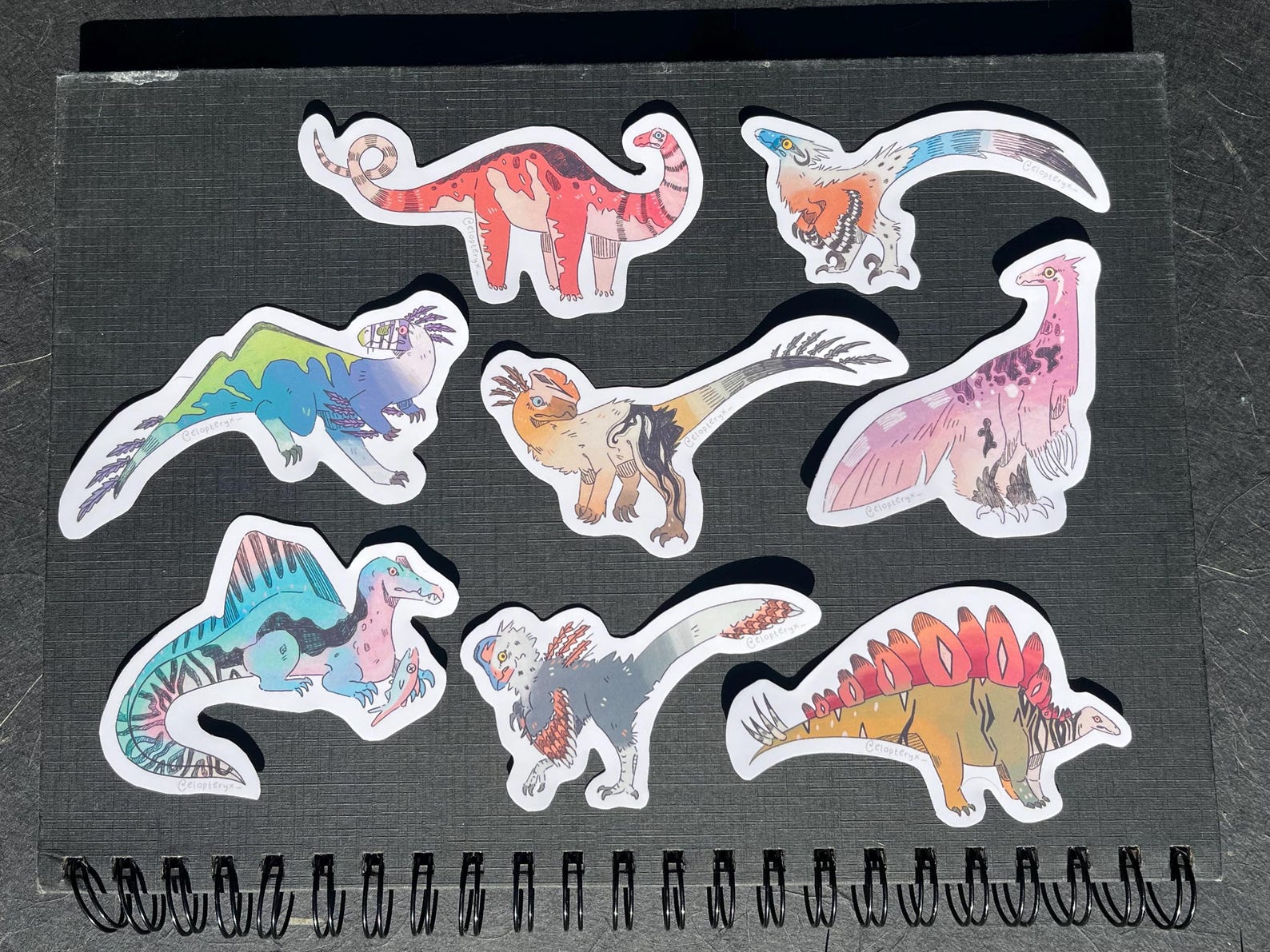 Spinosaurus Matte Sticker | Dinosaur Sticker | for Laptop, Scrapbooking ...