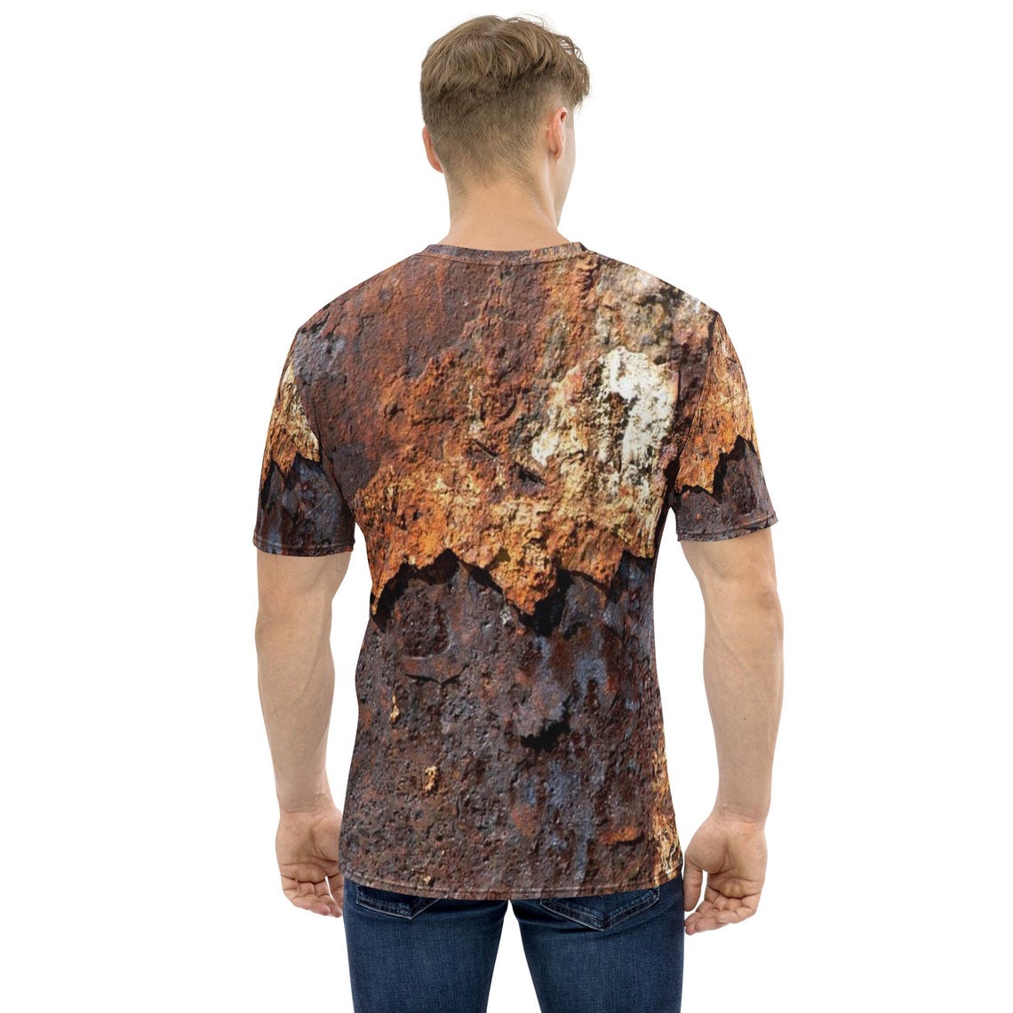 Rust 3D Look Fabric T-shirt - Etsy