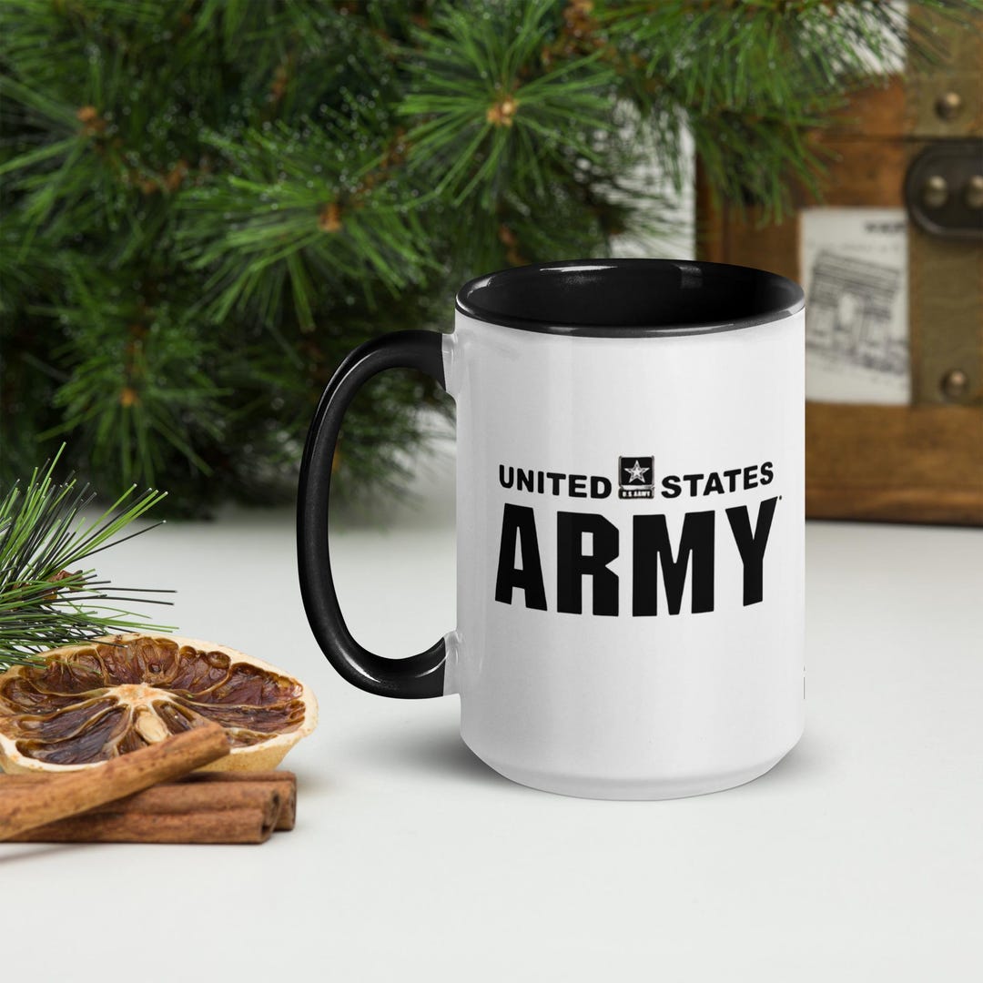 US Army Coffee Mug With Color Inside - Etsy