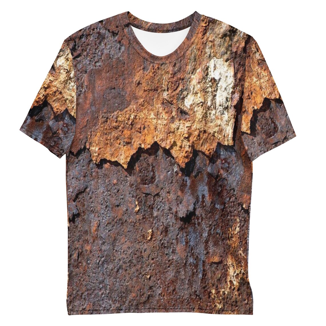 Rust 3D Look Fabric T-shirt - Etsy