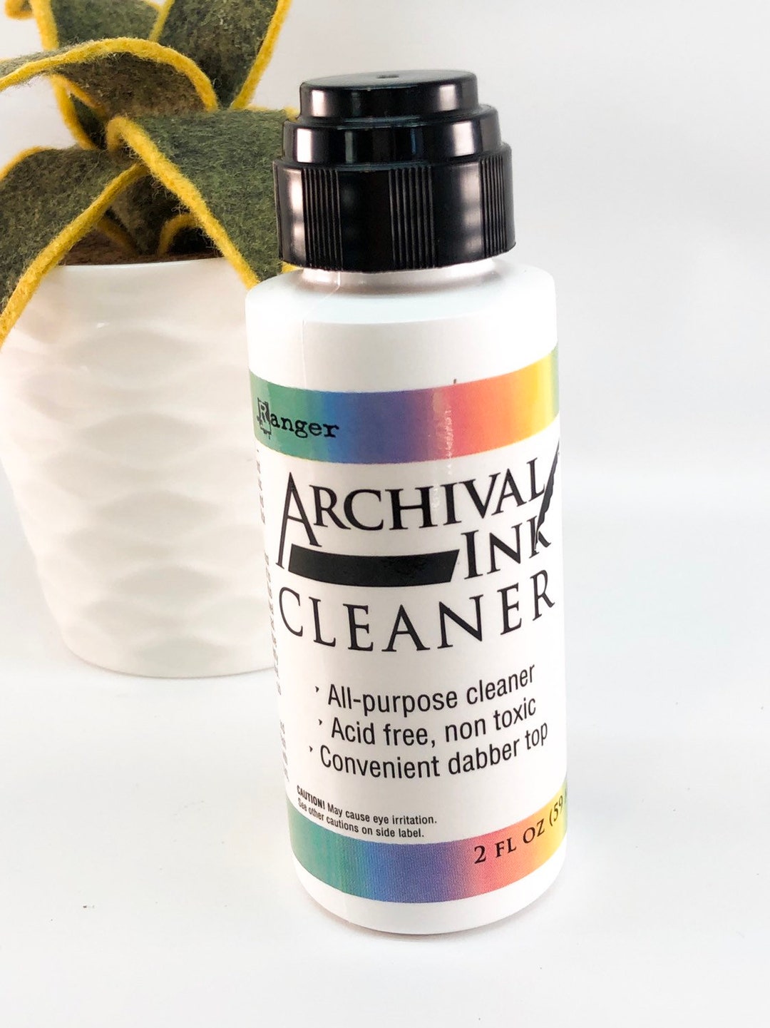 Archival Ink Rubber Stamp Cleaner - Ranger Ink (2 Ounce) - Etsy