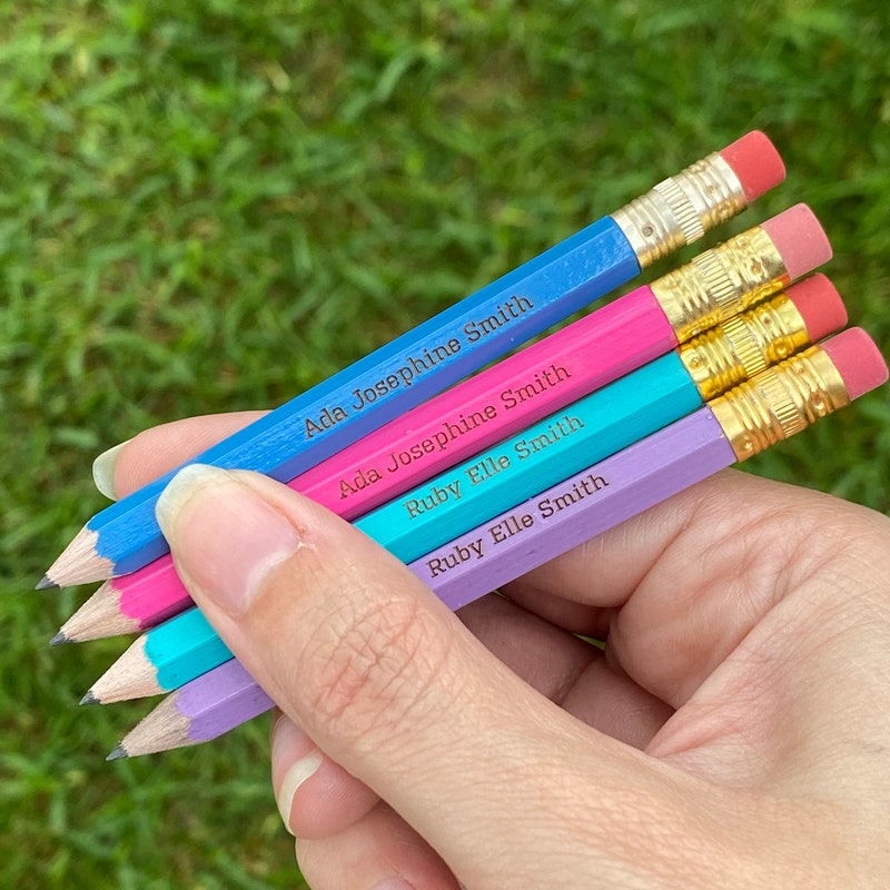 Personalized Pencils - Etsy