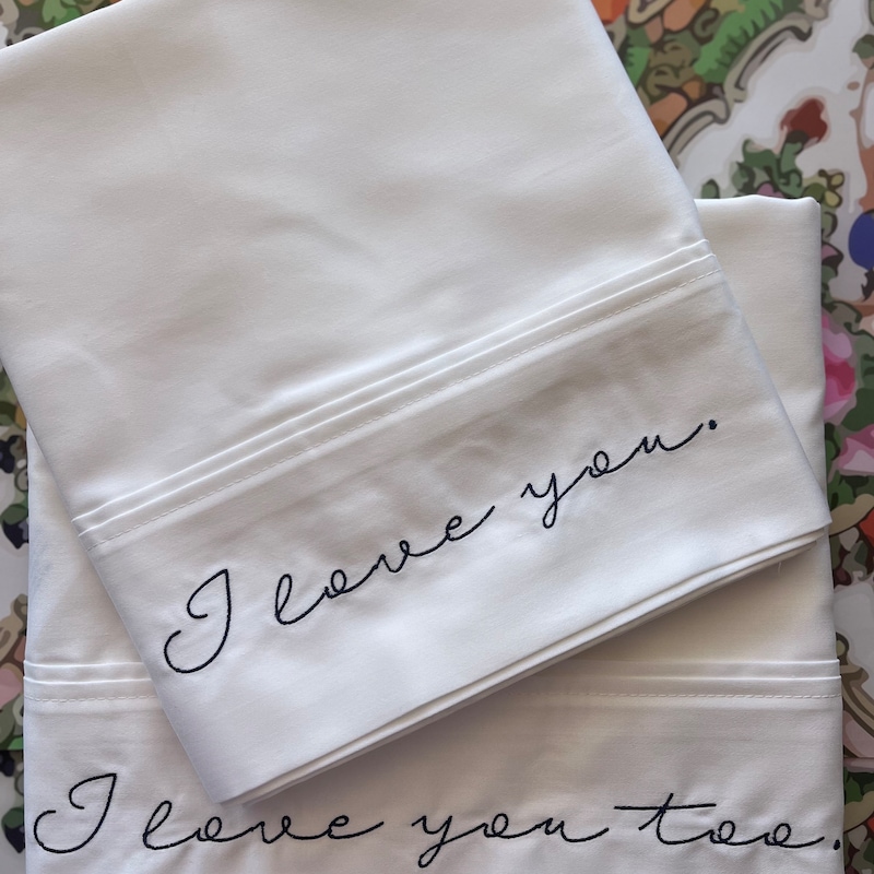 I Love You Pillow - Etsy