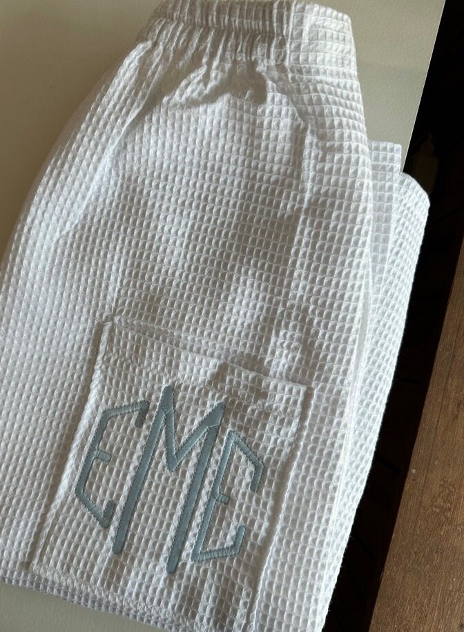 Personalized Waffle Bath Wrap - Etsy