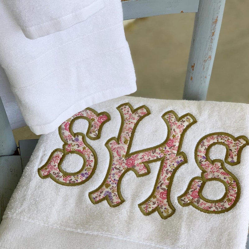 Applique Towel - Etsy