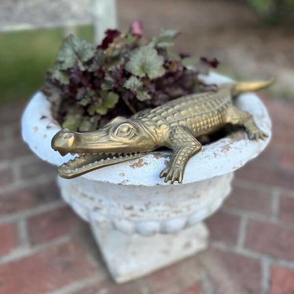 Alligator Planter - Etsy