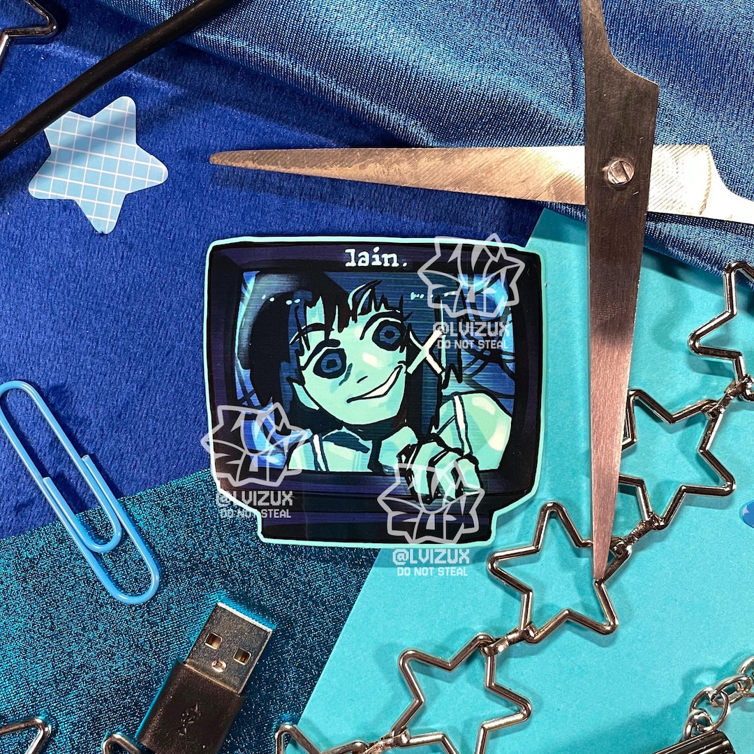 LAIN Serial Experiments Lain Sticker - Anime - Seinen - Oldschool - Etsy UK