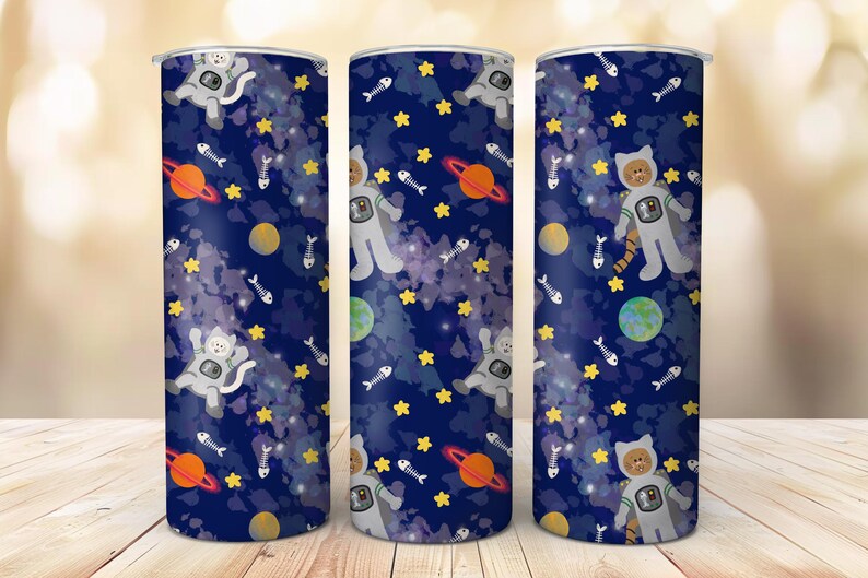 Astro-cats! Space Cats Digital PNG File, Hand Drawn Digital Paper ...