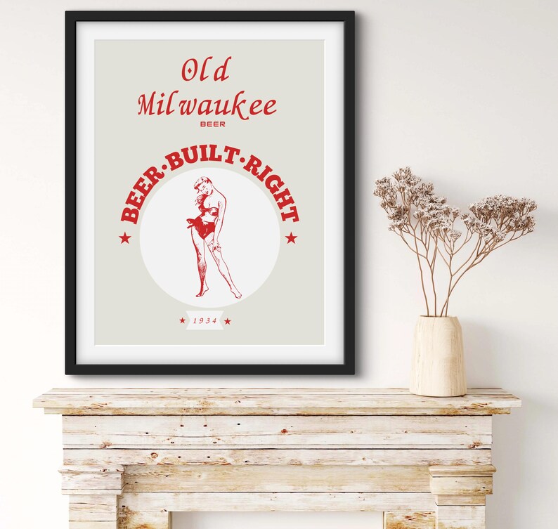 Old Milwaukee Beer Poster - Etsy