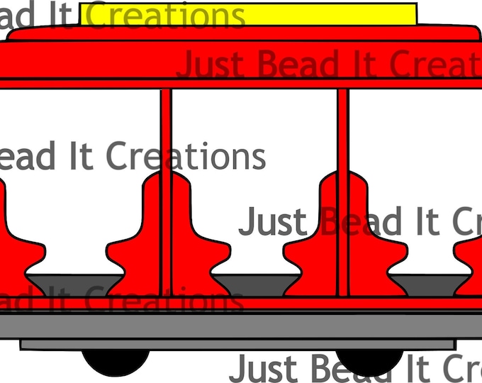 Trolley SVG Cut File - Etsy