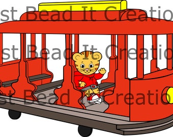 Daniel Tiger Inspired SVG and DXF Cut File | Etsy